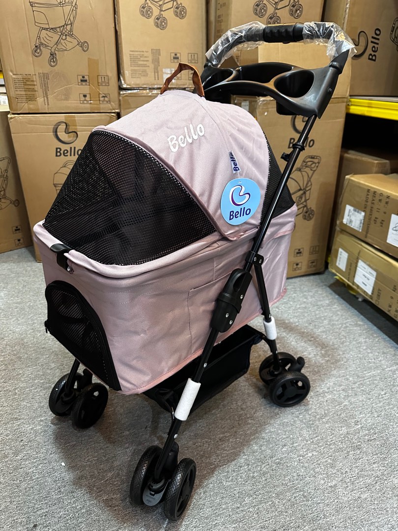 Original Bello Pet Stroller Modern Design Hand Carrier Holder Foldable ...