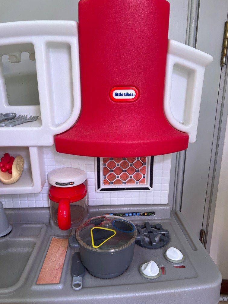 Original Little Tikes Kitchen Playset, Supermarket Trolley and Tea Set ...