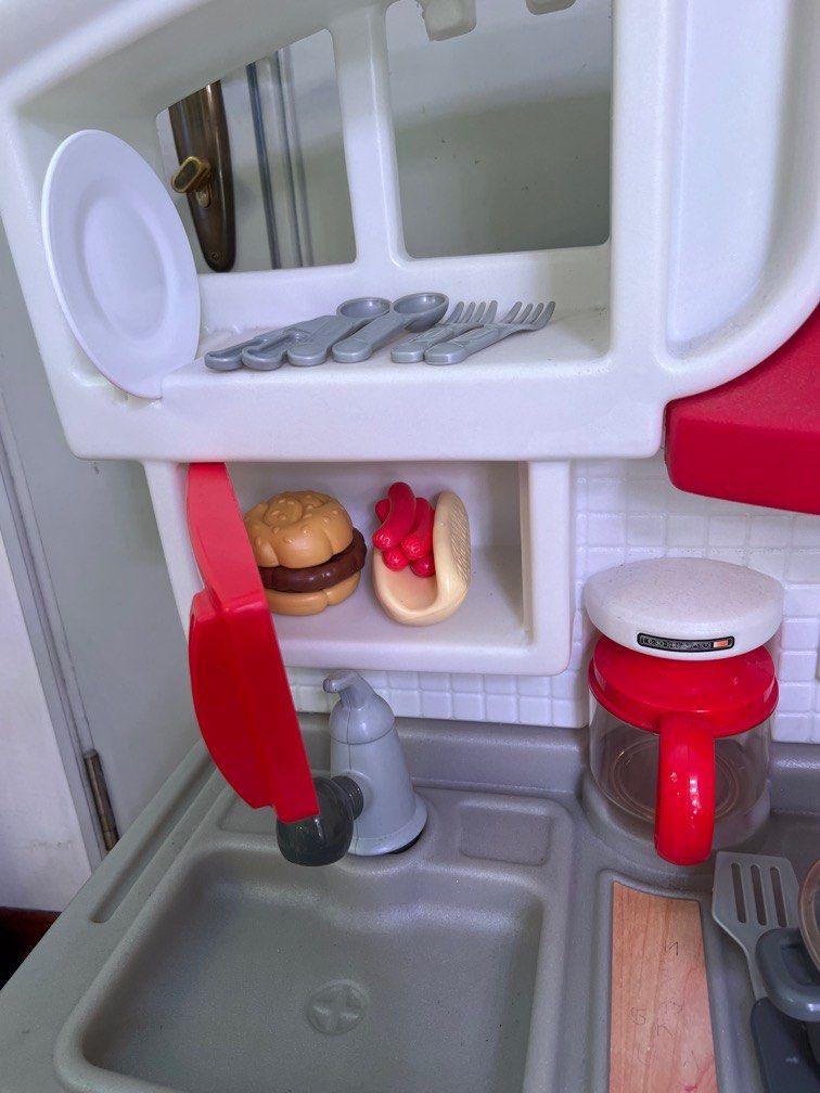 Original Little Tikes Kitchen Playset, Supermarket Trolley and Tea Set ...