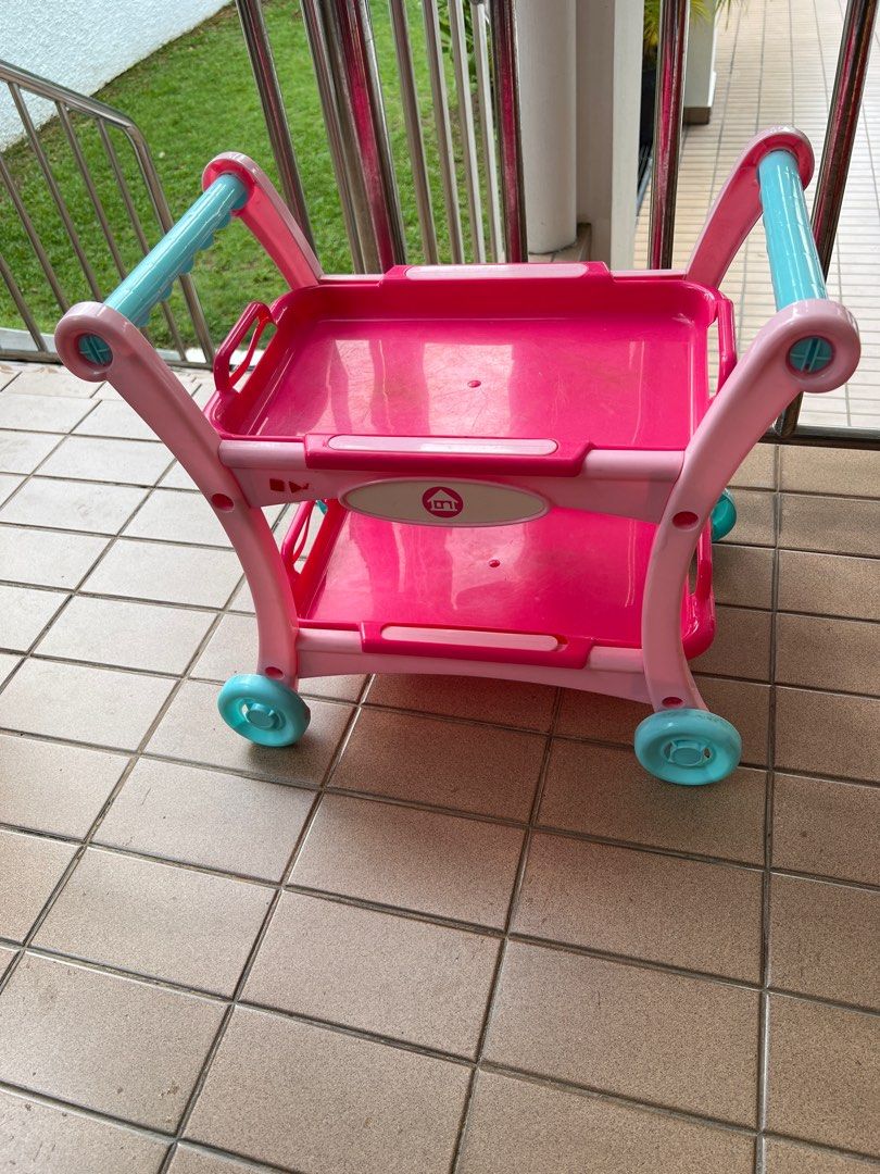 Original Little Tikes Kitchen Playset, Supermarket Trolley and Tea Set ...