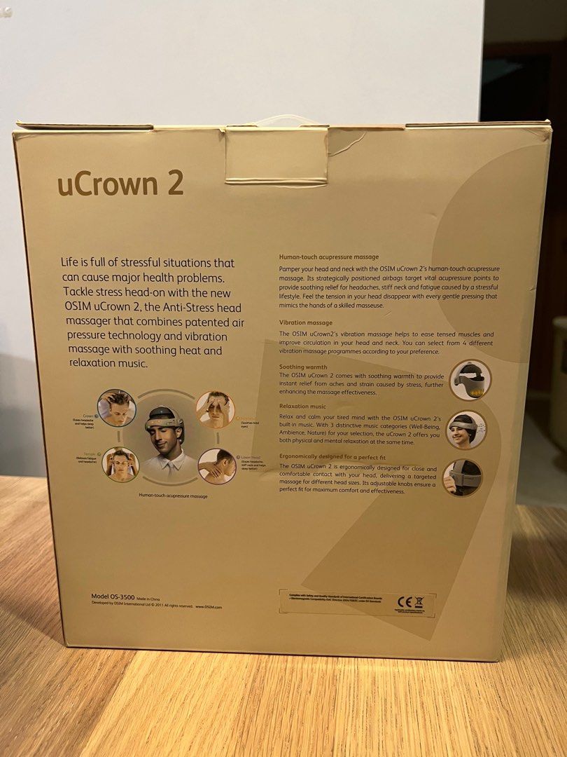 Osim uCrown 2 Head Massager, Health & Nutrition, Massage Devices on Carousell