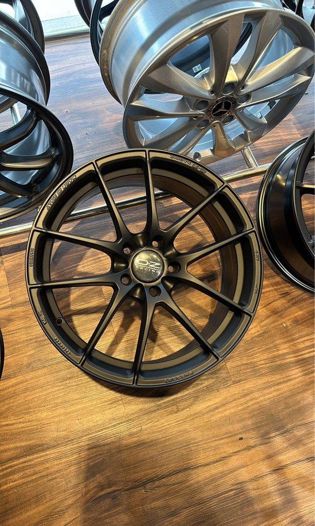 OZ Leggera 18” Rims, 5x112, 18”x8”, Offset 45, Car Accessories, Tyres & Rims on Carousell