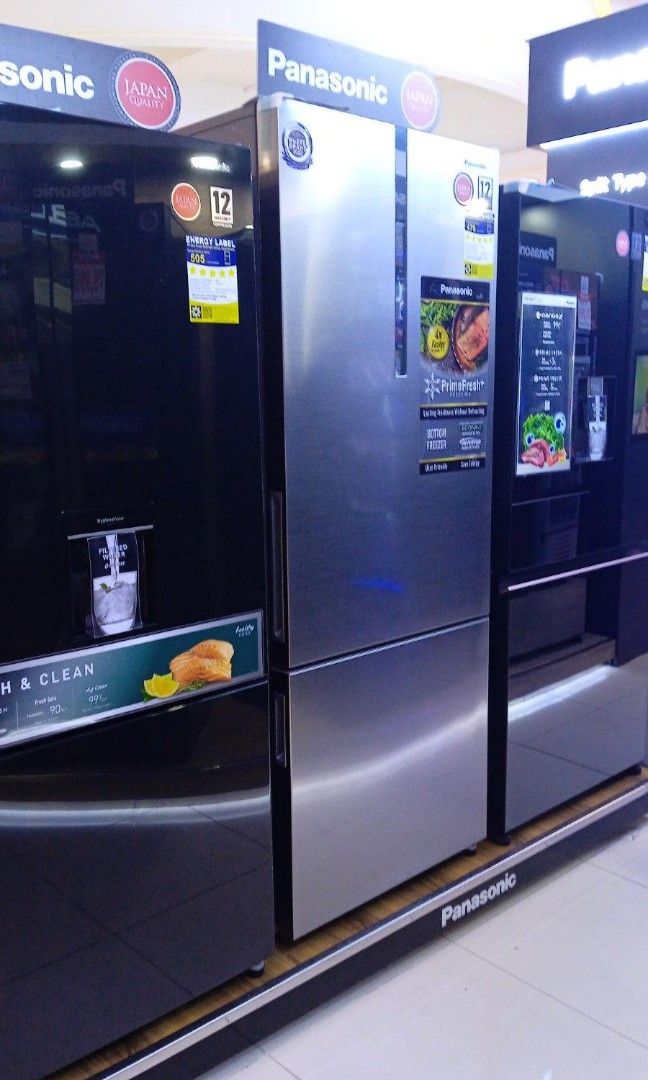 PANASONIC BOTTOM FREEZER INVERTER REFRIGERATOR, TV & Home Appliances ...