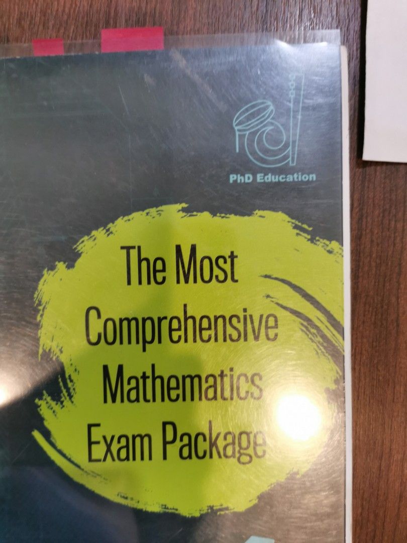 pHD education Maths exam sec1, Hobbies & Toys, Books & Magazines ...