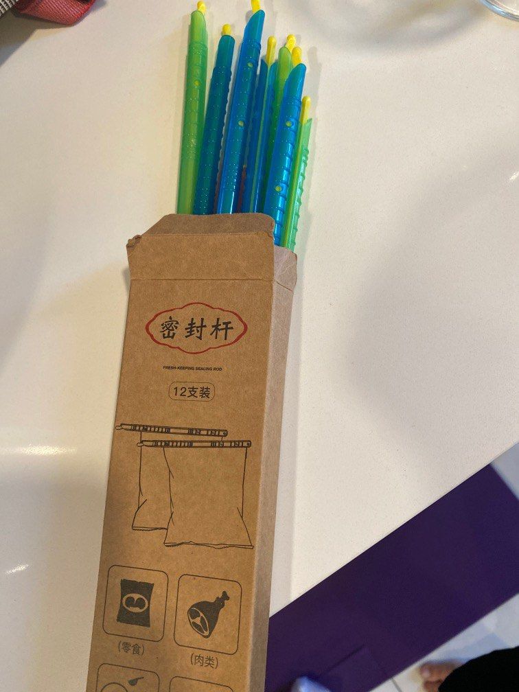 Plastic fasteners for bags, Furniture & Home Living, Kitchenware ...