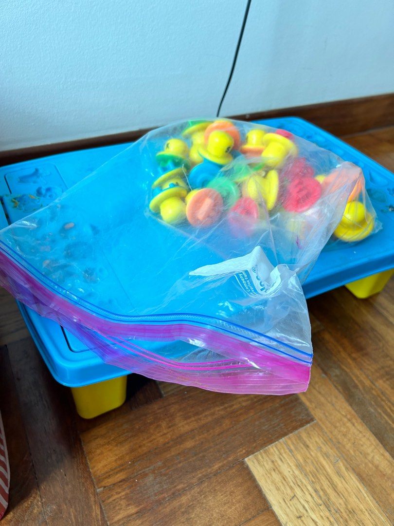 Play dough table with alphabet, Hobbies & Toys, Toys & Games on Carousell