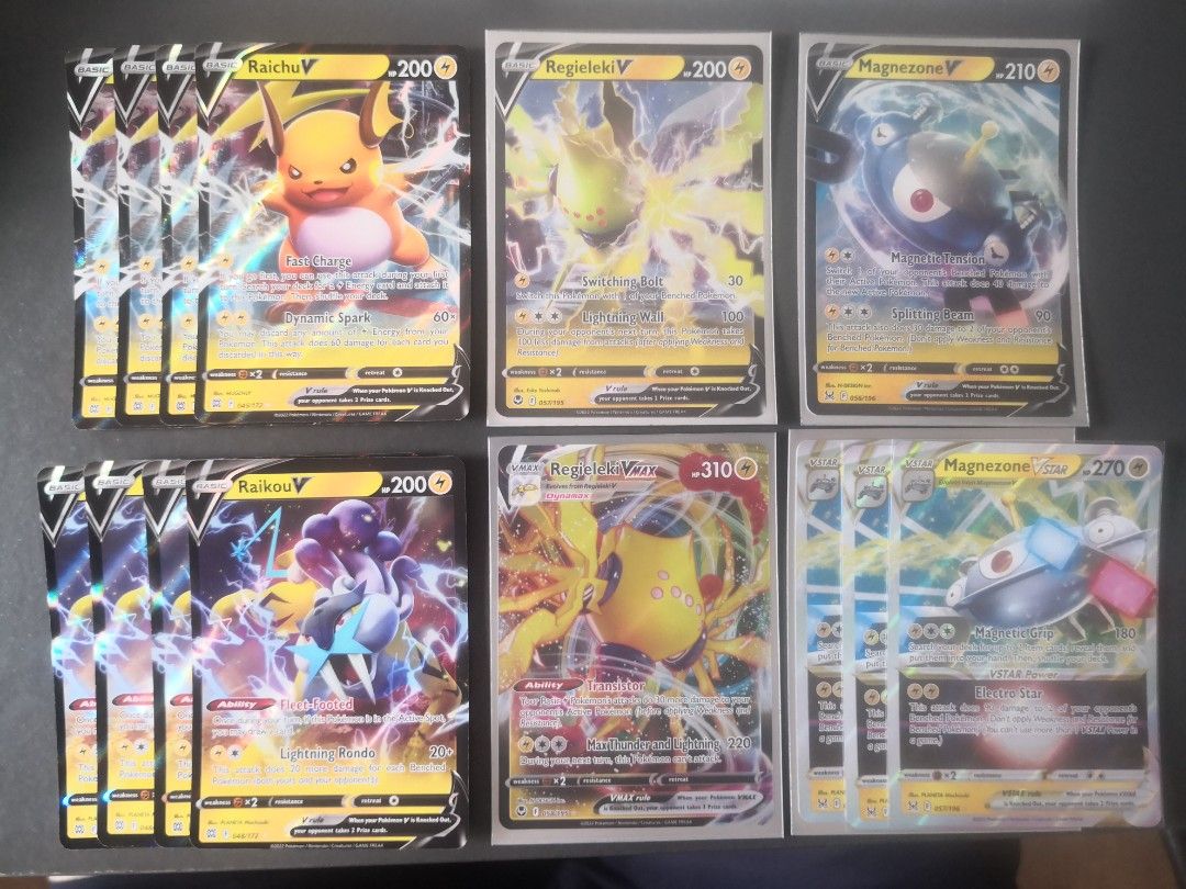 Playable Pokemon Card Game TCG Pokémon V Max Star Meta Deck, Hobbies ...