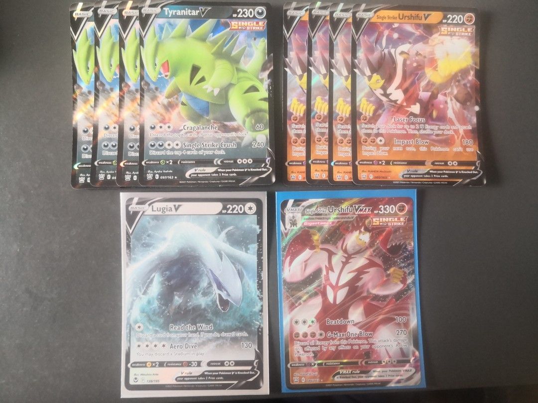 Playable Pokemon Card Game TCG Pokémon V Max Star Meta Deck, Hobbies ...