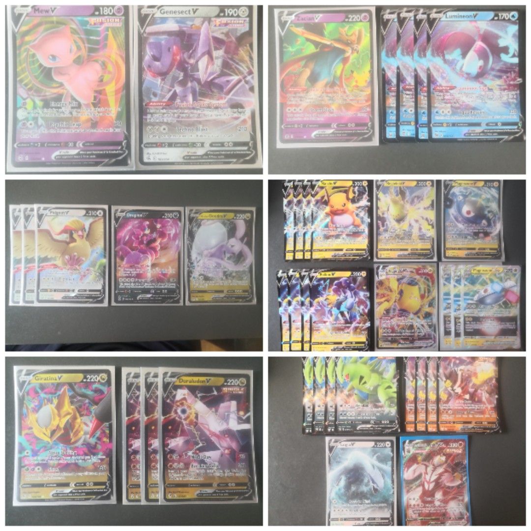 Playable Pokemon Card Game TCG Pokémon V Max Star Meta Deck, Hobbies ...