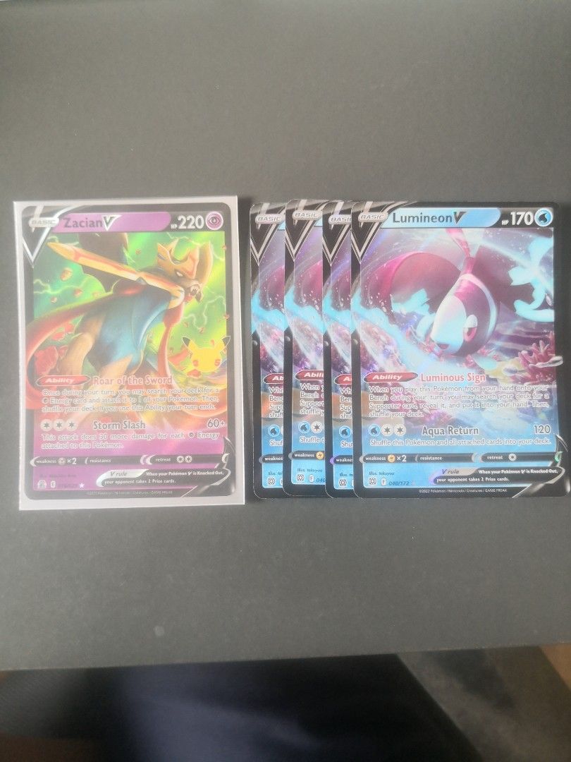 Playable Pokemon Card Game TCG Pokémon V Max Star Meta Deck, Hobbies ...