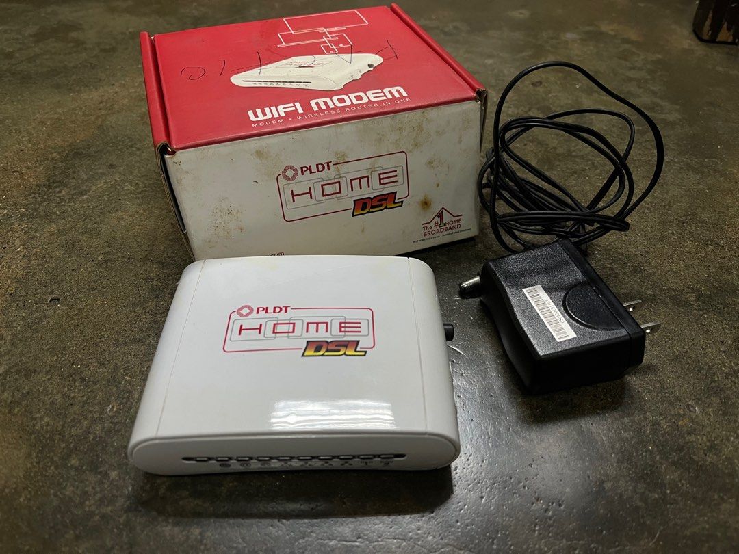 PLDT HOME DSL MODEM BAUDTEC RN243R4 WIFI Wired Wireless, Computers ...
