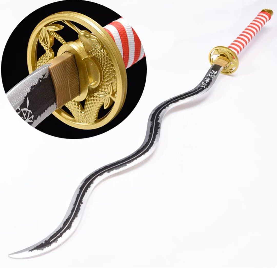 [PO] Demon Slayer Wood Cosplay & Display Sword, Free Sword Stand/Sword ...