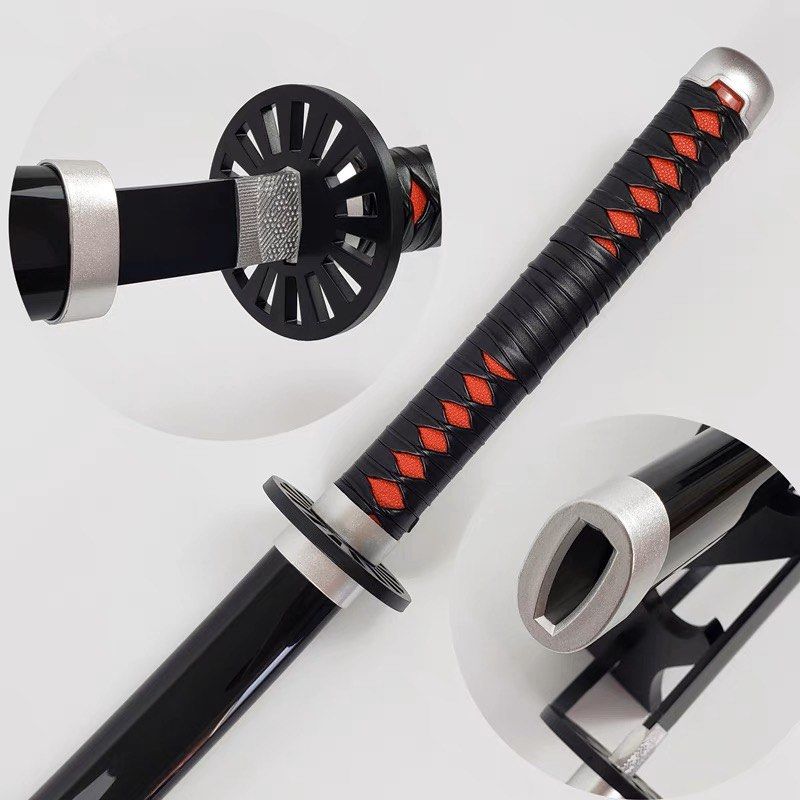 [PO] Demon Slayer Wood Cosplay & Display Sword, Free Sword Stand/Sword ...