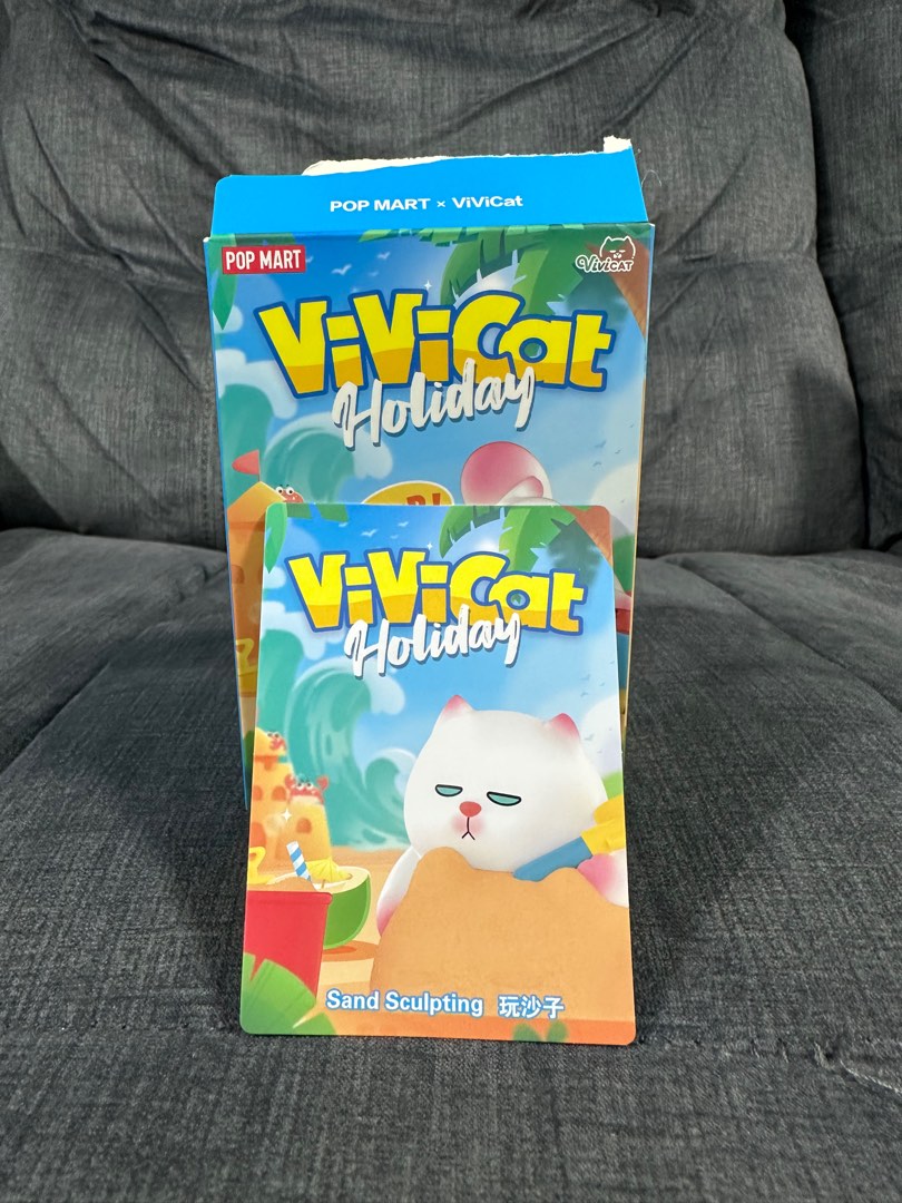 Popmart ViVi Cat (Sand Sculpting), Hobbies & Toys, Toys & Games on ...