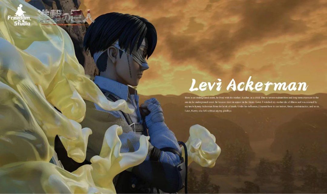 [PREORDER] - Freedom Studio - Levi Ackerman, Hobbies & Toys, Toys ...