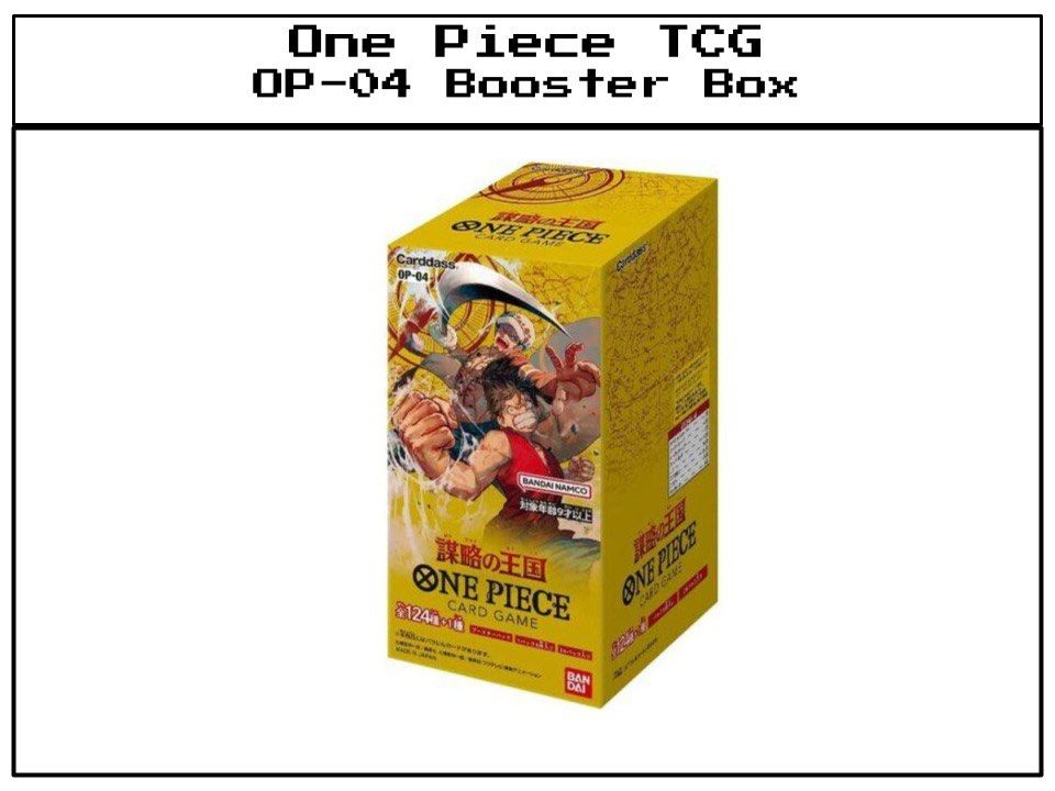 (Preorder) OP04 ONE PIECE BOOSTER BOX, Hobbies & Toys, Toys & Games on Carousell