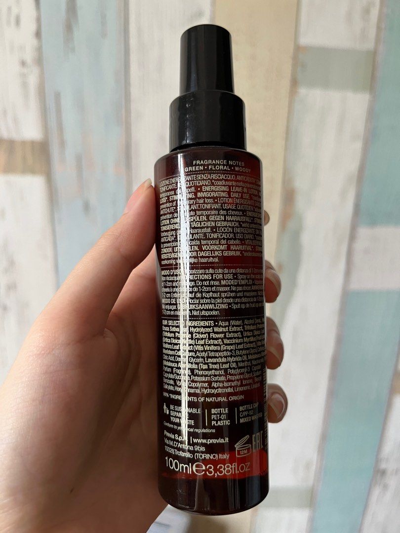 PREVIA Extra Life energizing leave in lotion Anti Hair Loss Tonic 100ml, Beauty & Personal Care ...