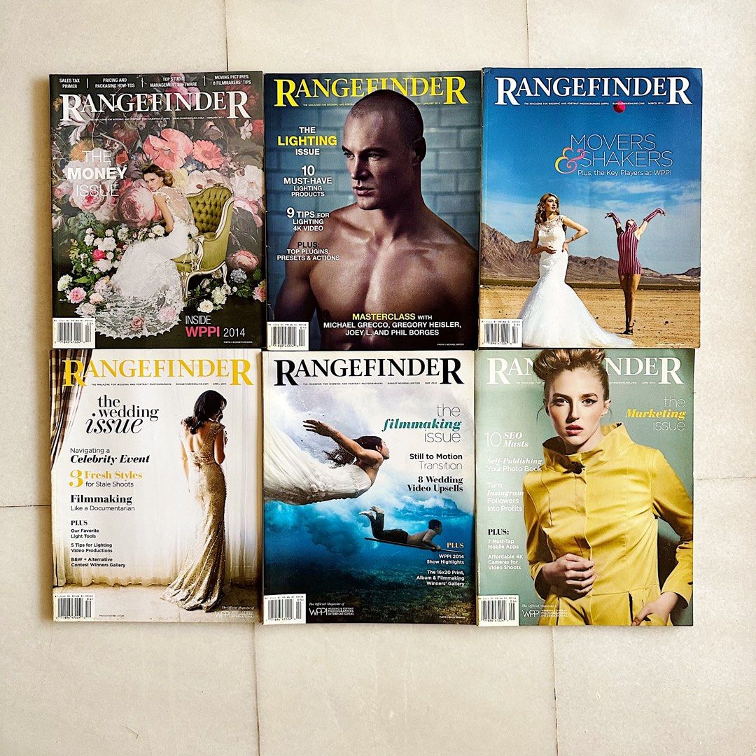 Professional Photographer Rangefinder Pdn Photography Magazine set of ...