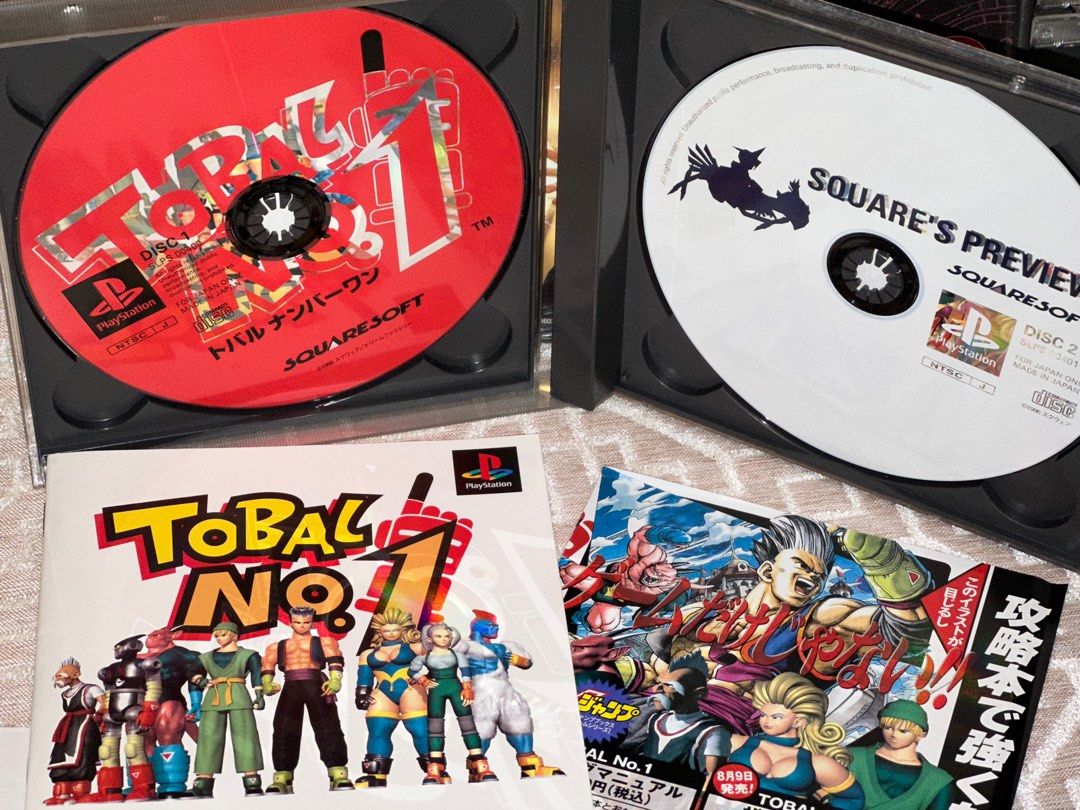 PS1 Tobal 1 & Tobal 2 (JP) Original Game, Video Gaming, Video Games ...