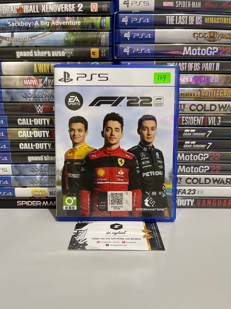 PS5 F1 22 formula one 2022 R3 asia english chinese cd disc used game, Video Gaming, Video Games ...