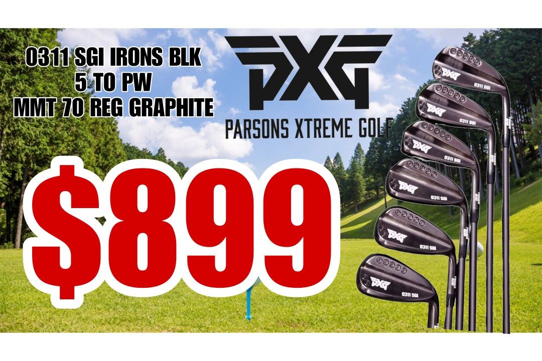 PXG 0311 SGI BLK IRONS, Sports Equipment, Sports & Games, Golf on Carousell