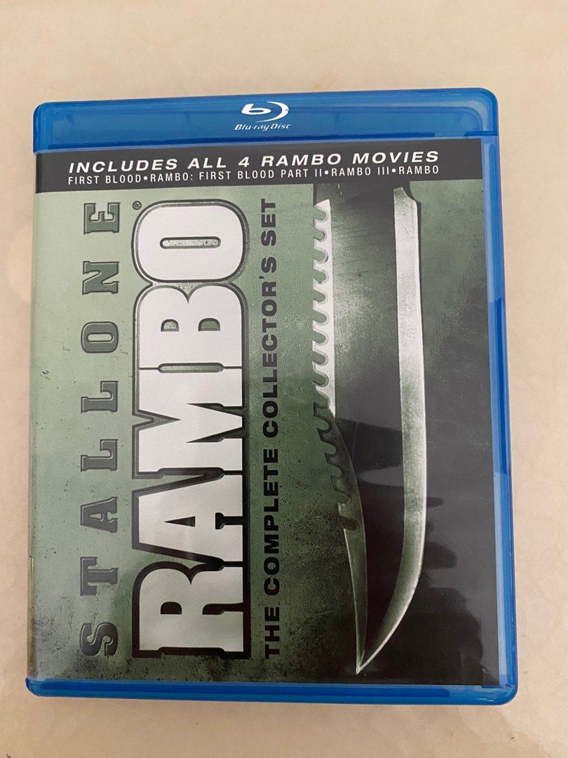 Rambo Blu Ray Collection, Hobbies & Toys, Music & Media, CDs & DVDs on ...