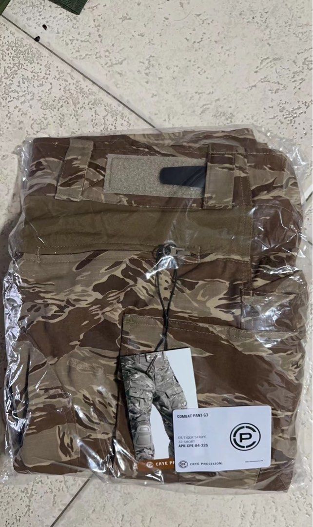 RARE CRYE PRECISION Gen3 Pants Tigger stripes desert, Men's Fashion ...