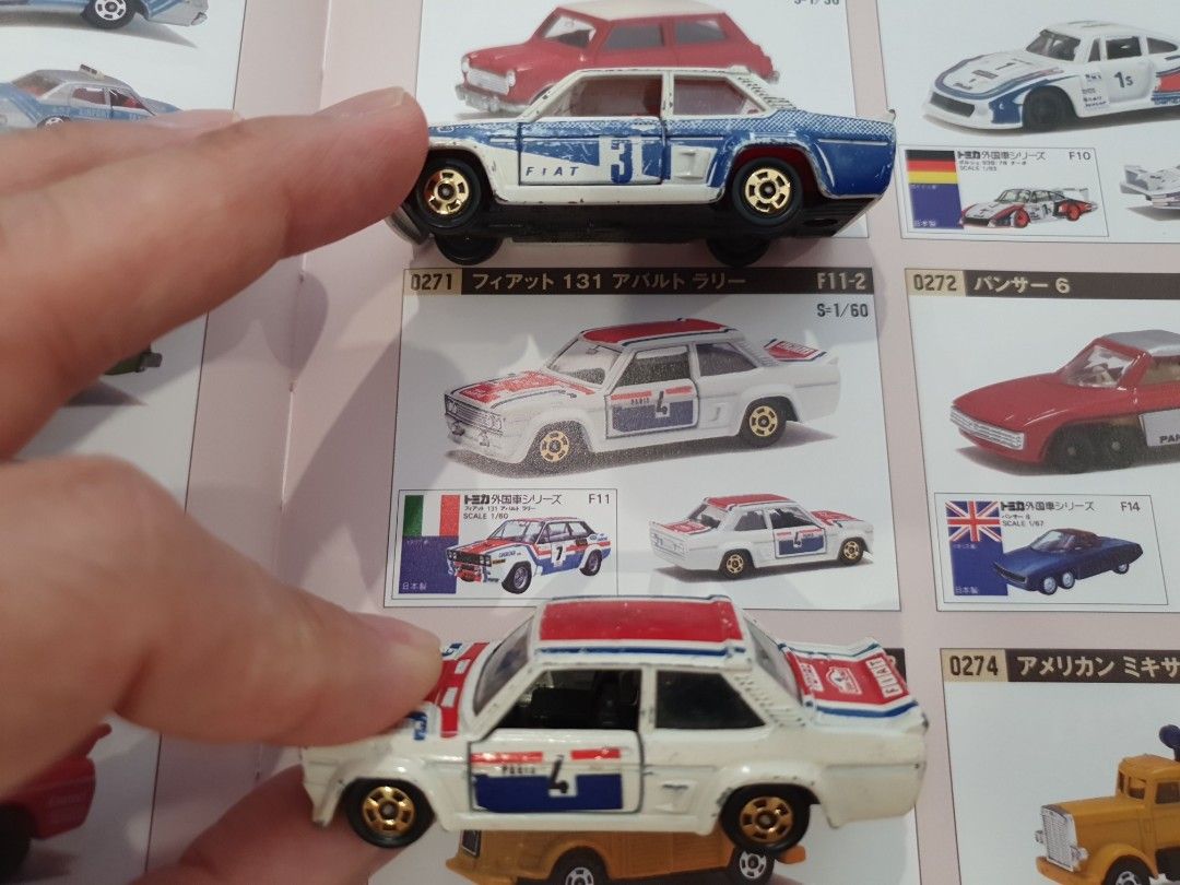 Rare F11-2 Tomica Fiat 131 Abarth Rally, Hobbies & Toys, Toys & Games ...