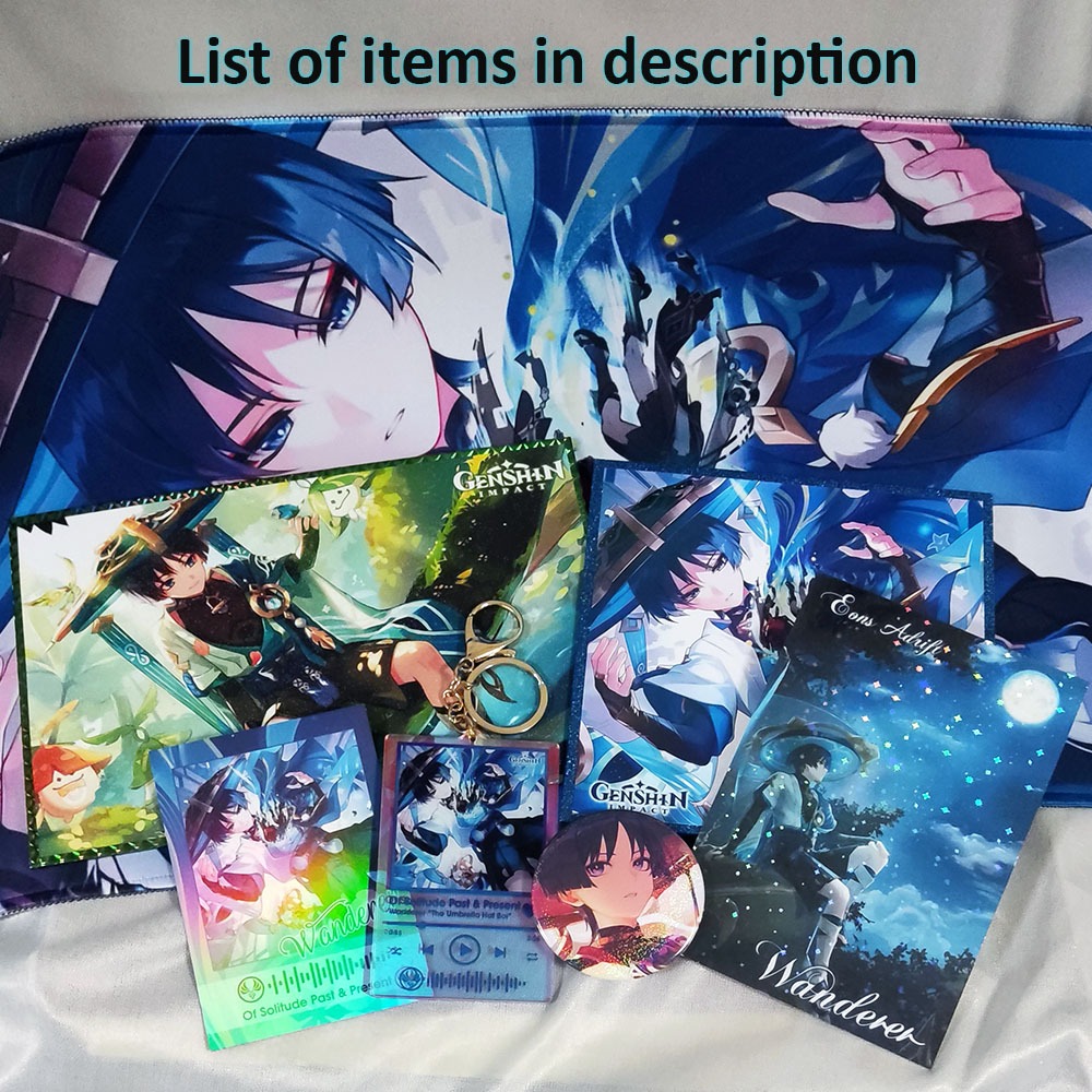 [READYSTOCKS] Genshin Impact Wanderer Merch Set Genshin Wanderer Gift ...