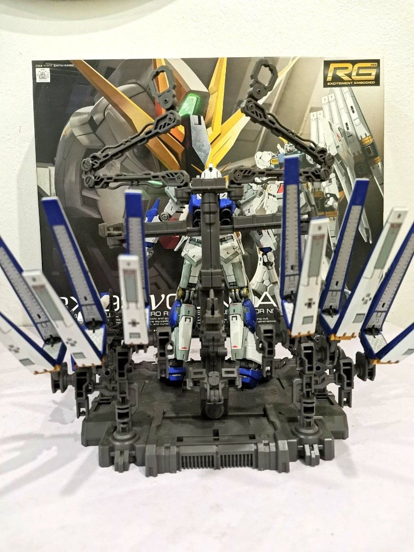 Rg RX-93 V Gundam (Custom), Hobbies & Toys, Toys & Games on Carousell