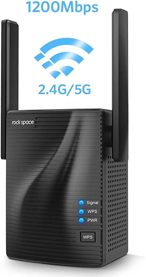Rockspace 1200Mbps Dual band WiFi Repeater (AC1200), TV & Home ...