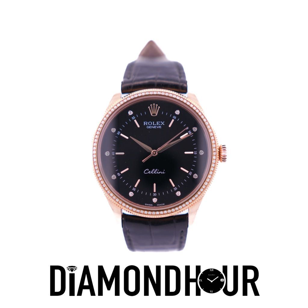 Rolex Cellini 50605 Rose Gold, Luxury, Watches on Carousell