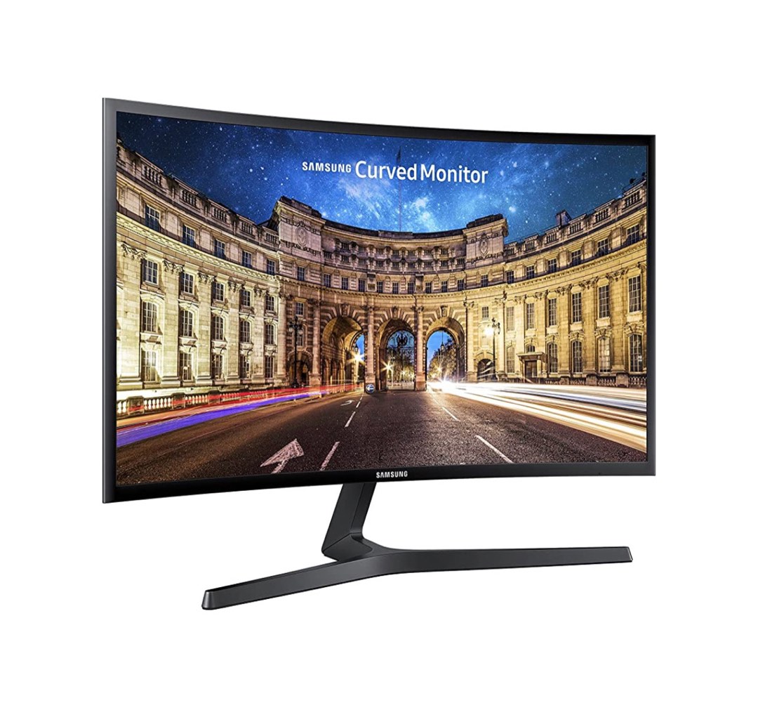 SAMSUNG 27-Inch Curved Monitor FHD 1080p, Curved Computer Monitor ...