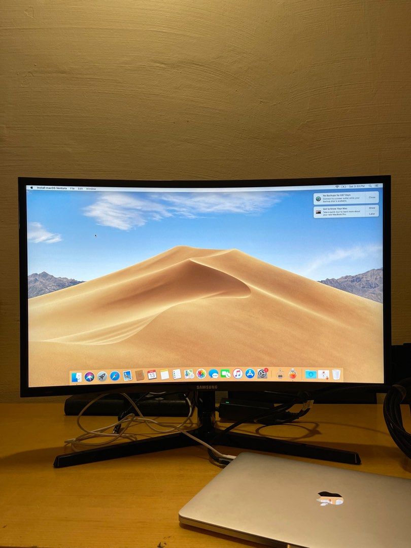 SAMSUNG 27-Inch Curved Monitor FHD 1080p, Curved Computer Monitor ...