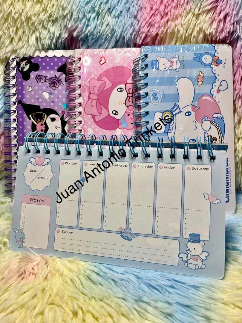 Sanrio Weekly Undated Planner Notebook on Carousell