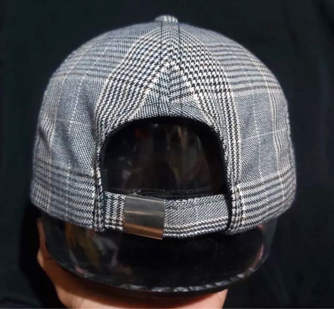 SAVANT SYNDROME S SY 2way Glen Check Chain Cap beige tartan original ...