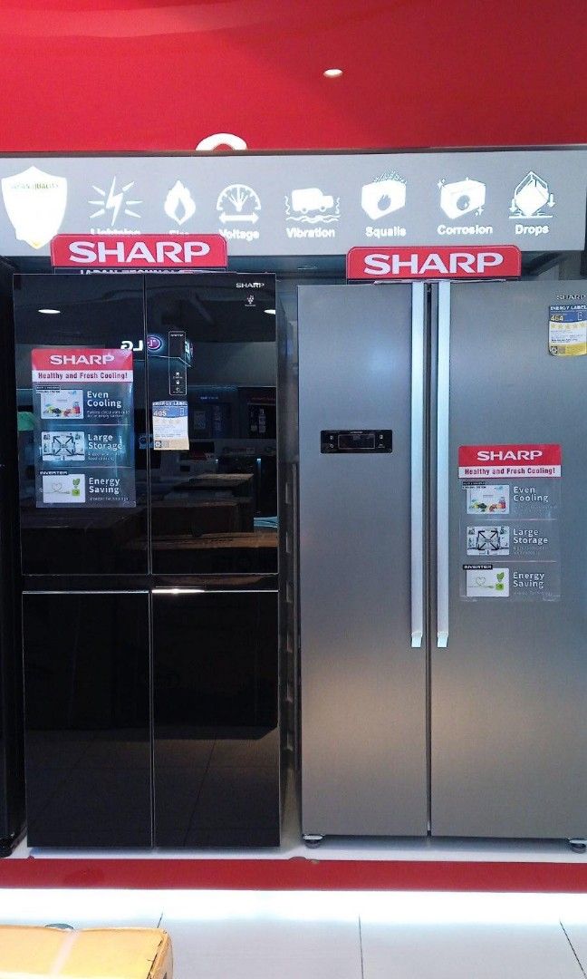SHARP INVERTER NO FROST REFRIGERATOR, TV & Home Appliances, Kitchen ...