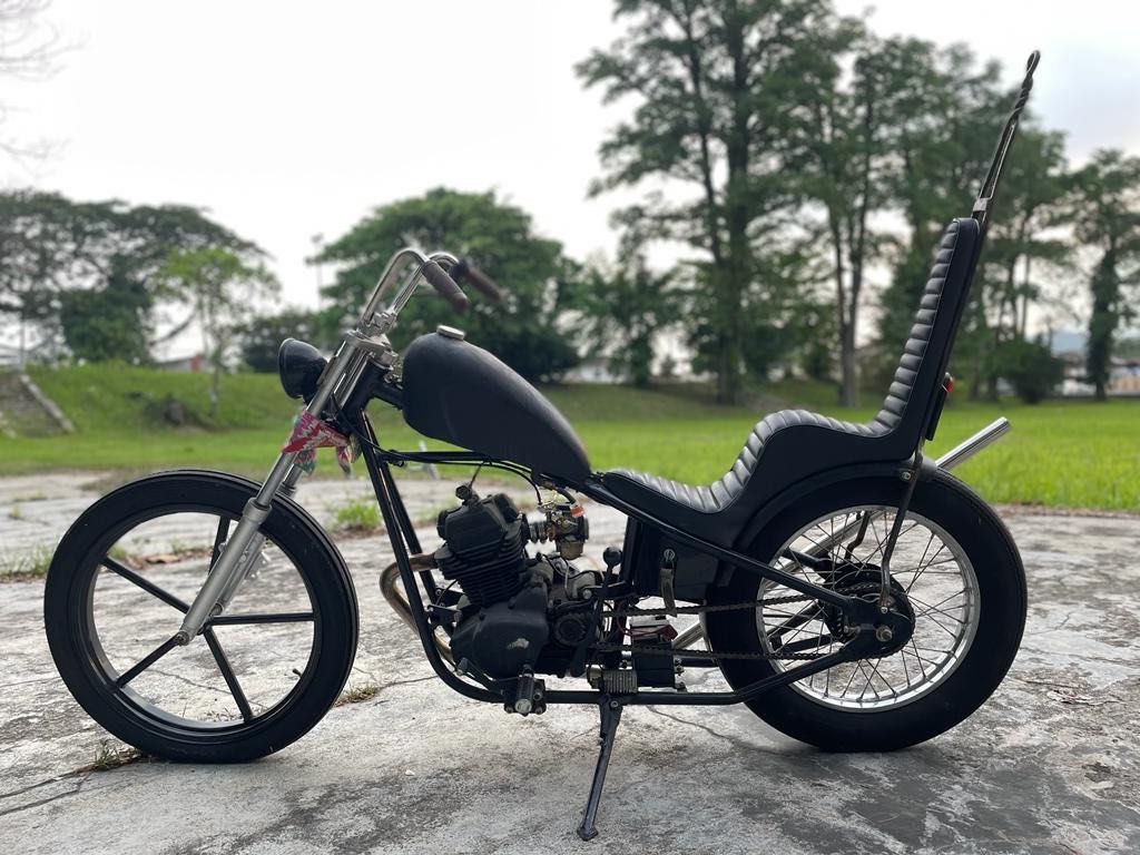 Slim Chopper Custom Made By Omar Jumiran, Motorbikes on Carousell