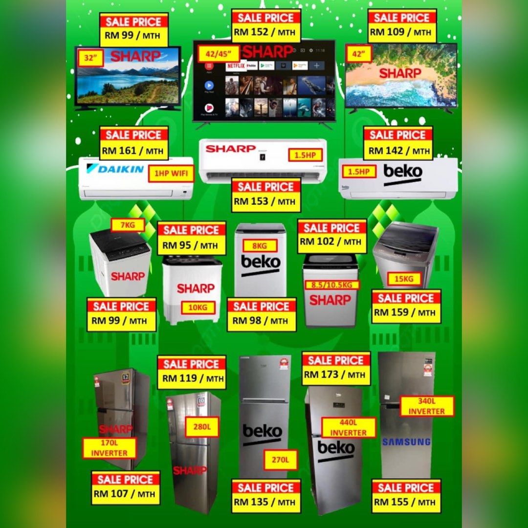 SMART TV ANDROID ANSURAN KEDAI, TV & Home Appliances, TV ...