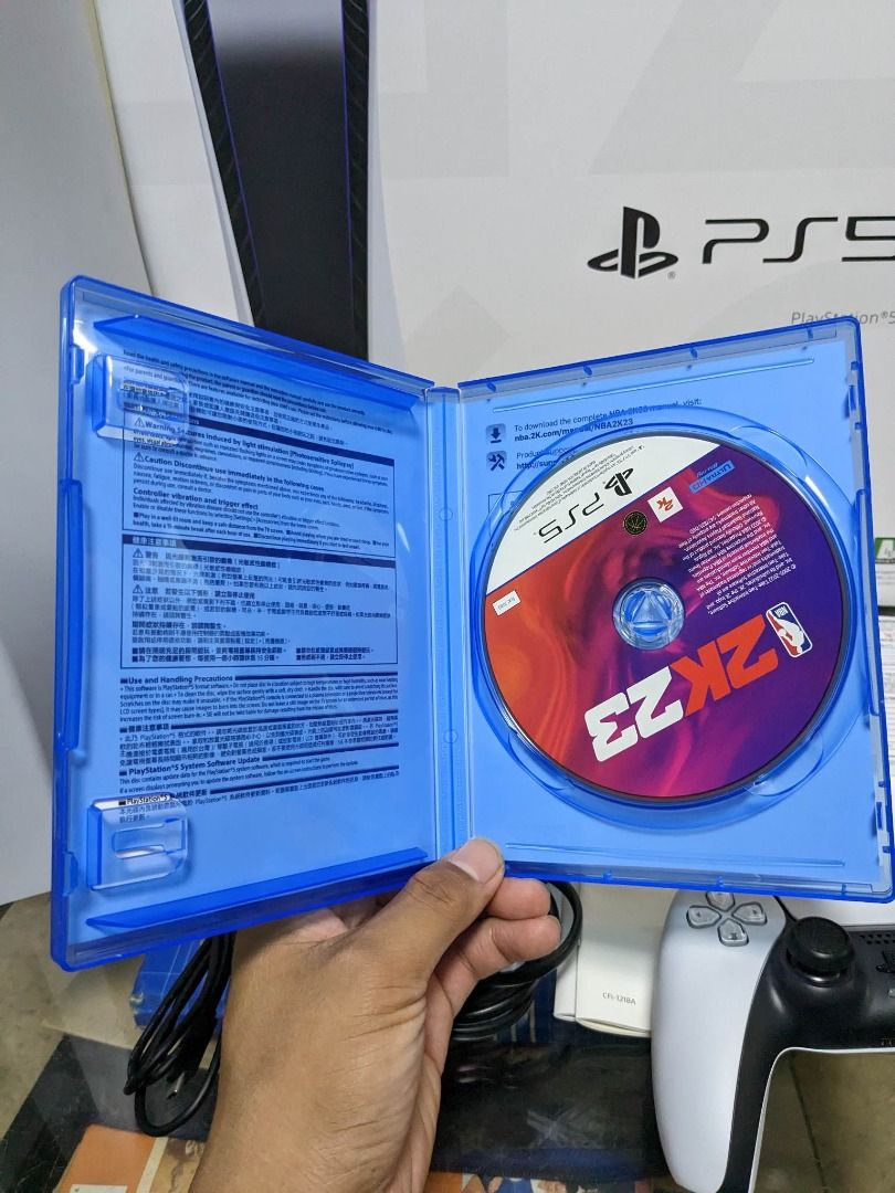 Sony Playstation 5 / PS5 Disc Edition CFI-1218A with NBA 2k23 and ...