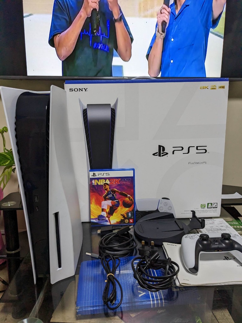 Sony Playstation 5 / PS5 Disc Edition CFI-1218A with NBA 2k23 and ...