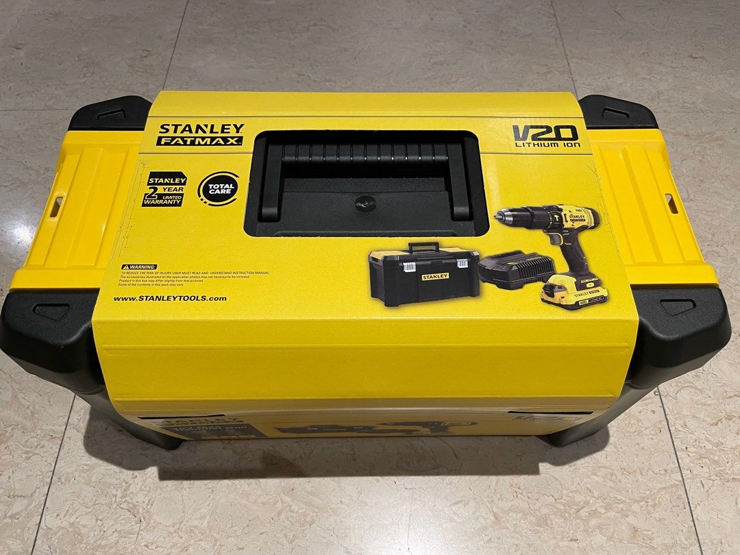 Stanley FatMax 20v Hammer Drill and Toolset, Furniture & Home Living ...