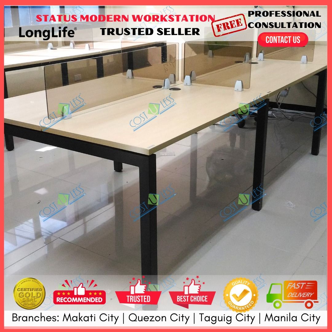 Status Modern Workstation, Customized Working Table, Status Modern Desk ...