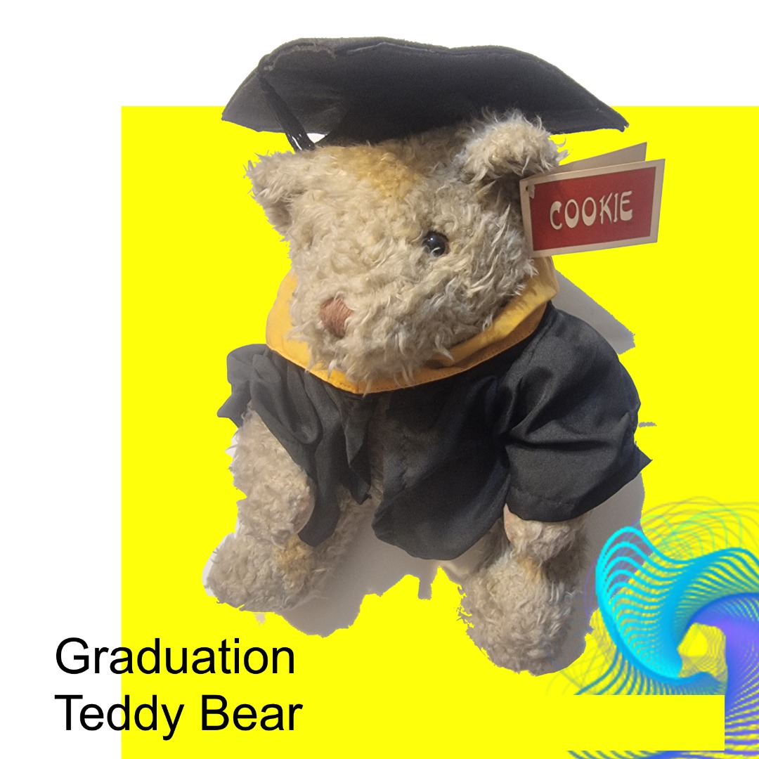 Teddy Bear Graduation Soft Toy, Hobbies & Toys, Toys & Games on Carousell