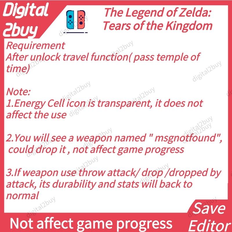 The Legend of Zelda Tears of the Kingdom Save Editor Zelda Totk Save ...