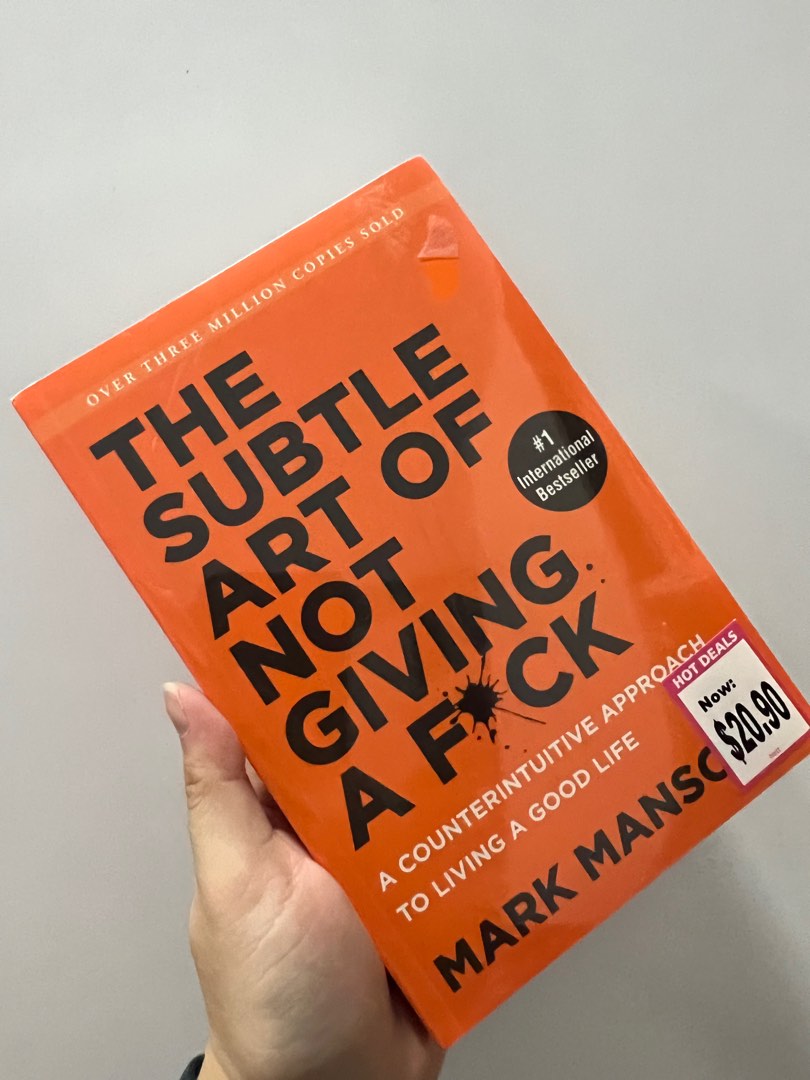 The Subtle Art of Not Giving a F*ck by Mark Manson, Hobbies & Toys ...