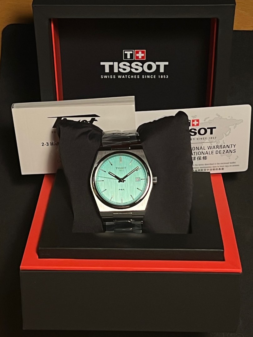 TISSOT PRX TIFFANY , Luxury, Watches on Carousell