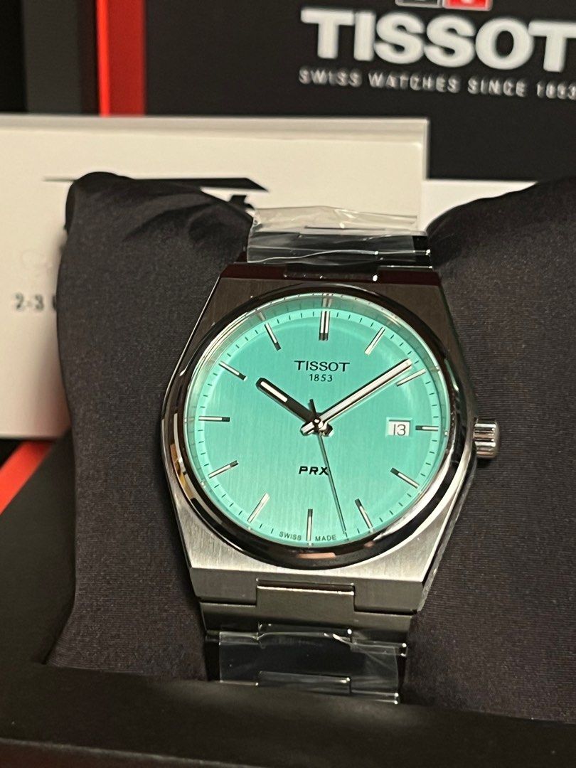 TISSOT PRX TIFFANY , Luxury, Watches on Carousell
