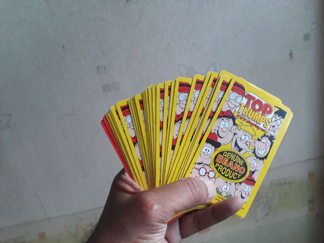 TOP TRUMPS The world of David Williams, Genuine Beano product ...