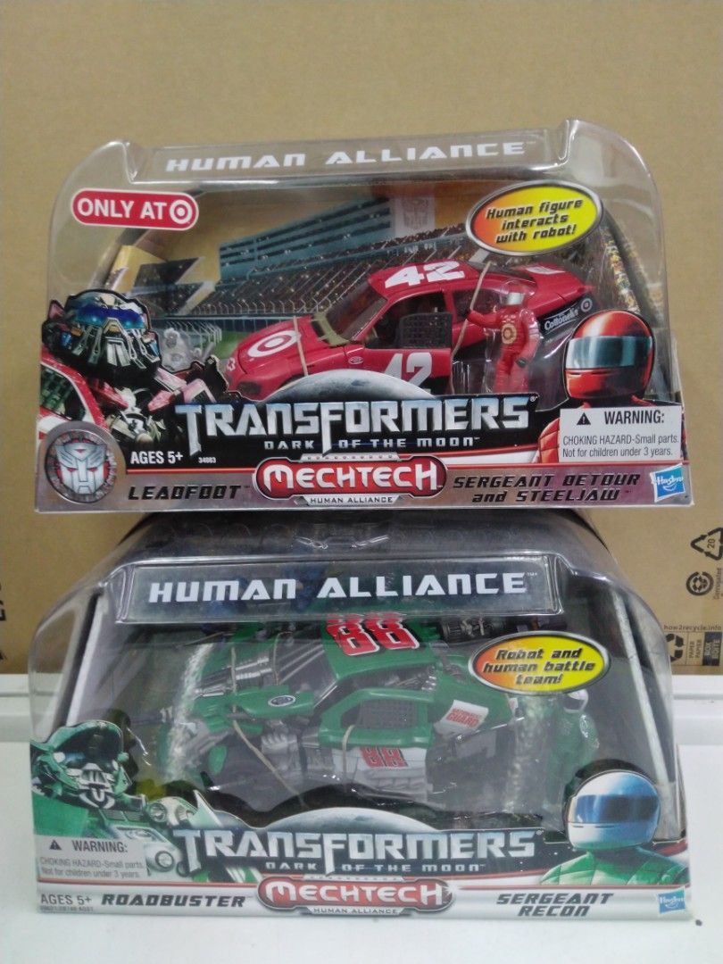 Transformers Human Alliance Roadbuster and Leadfoot, Hobbies & Toys ...